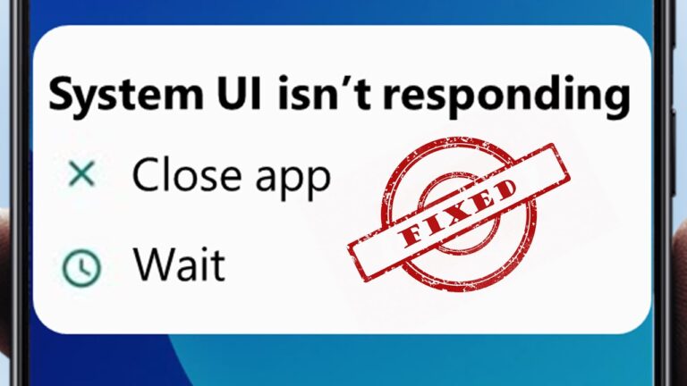 How to fix System UI isn't Responding Error in Android - Android復元 - Android・iOSスマホとパソコンの便利ソフトと ...
